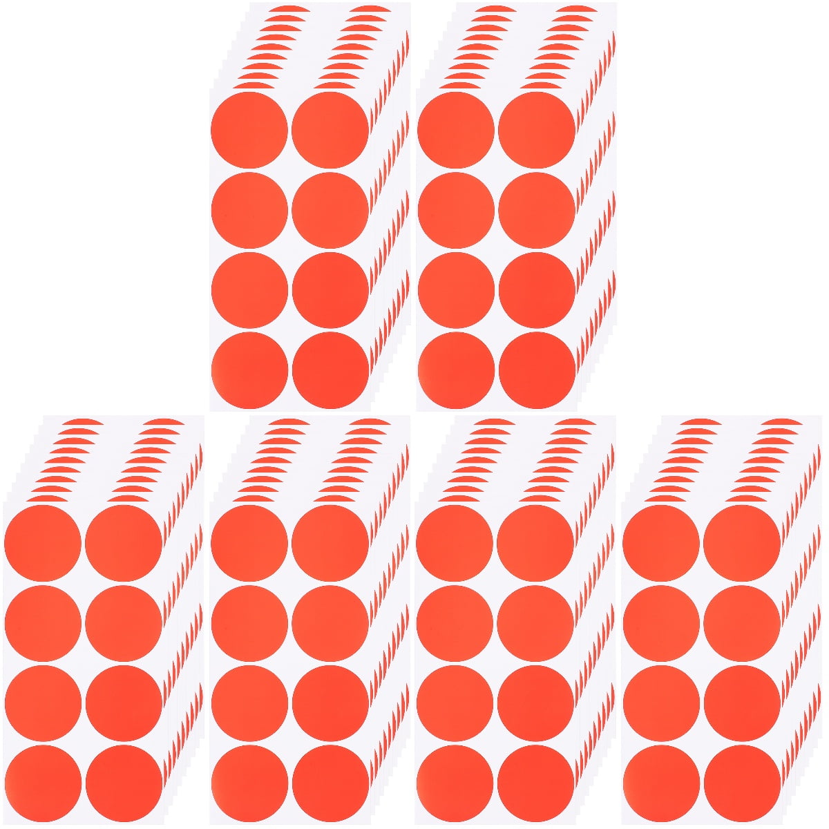 60 Sheets of Adhesive Dot Stickers Colored Dot Stickers Colorful Circle ...