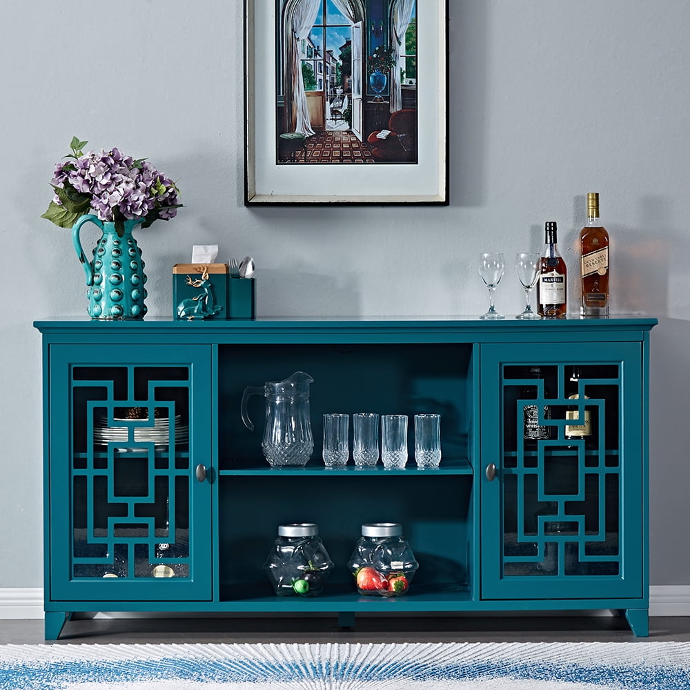 60" Sideboard Buffet Table /Storage Cabinet - Walmart.com