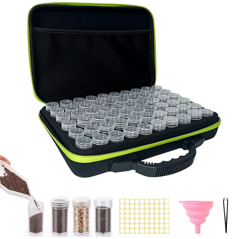 【60 Slots】Seed Storage Organizer-Garden Seed Storage Organizer Box Seed ...