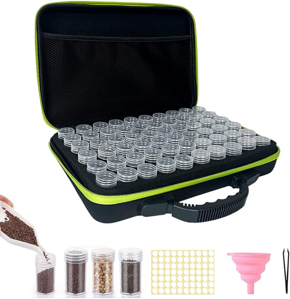 【60 SlotsSeed Storage Organizer-Garden Seed Storage Organizer Box ...