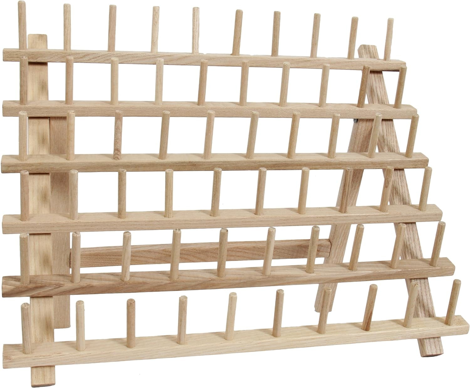 60 Spool/Cone Wood Thread Rack - by - 3 - Walmart.com