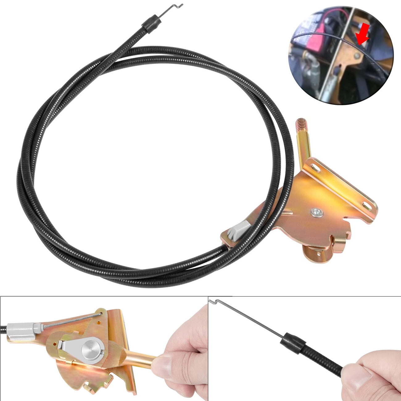 60" Throttle Control Cable For Hustler Zero-Turn Super Z Super Z HD X ...