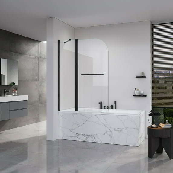 60"W x 74"H Door Sliding Frameless Shower Door w/6mm Tempered Glass LYM ...