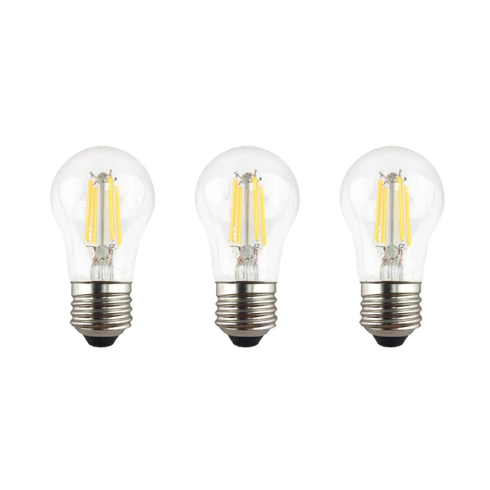 60-Watt Equivalent A15 Dimmable Clear Glass Filament LED Vintage Edison ...