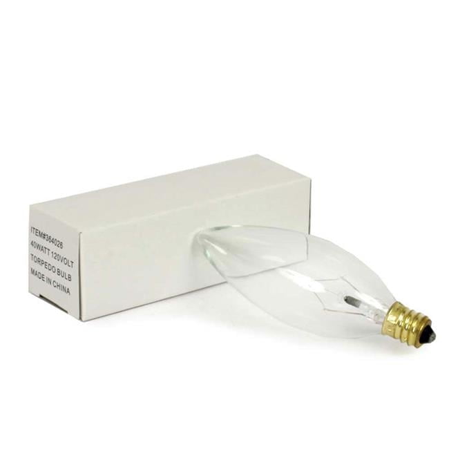 60 Watt Torpedo Light Bulb - Box of 25 - Walmart.com