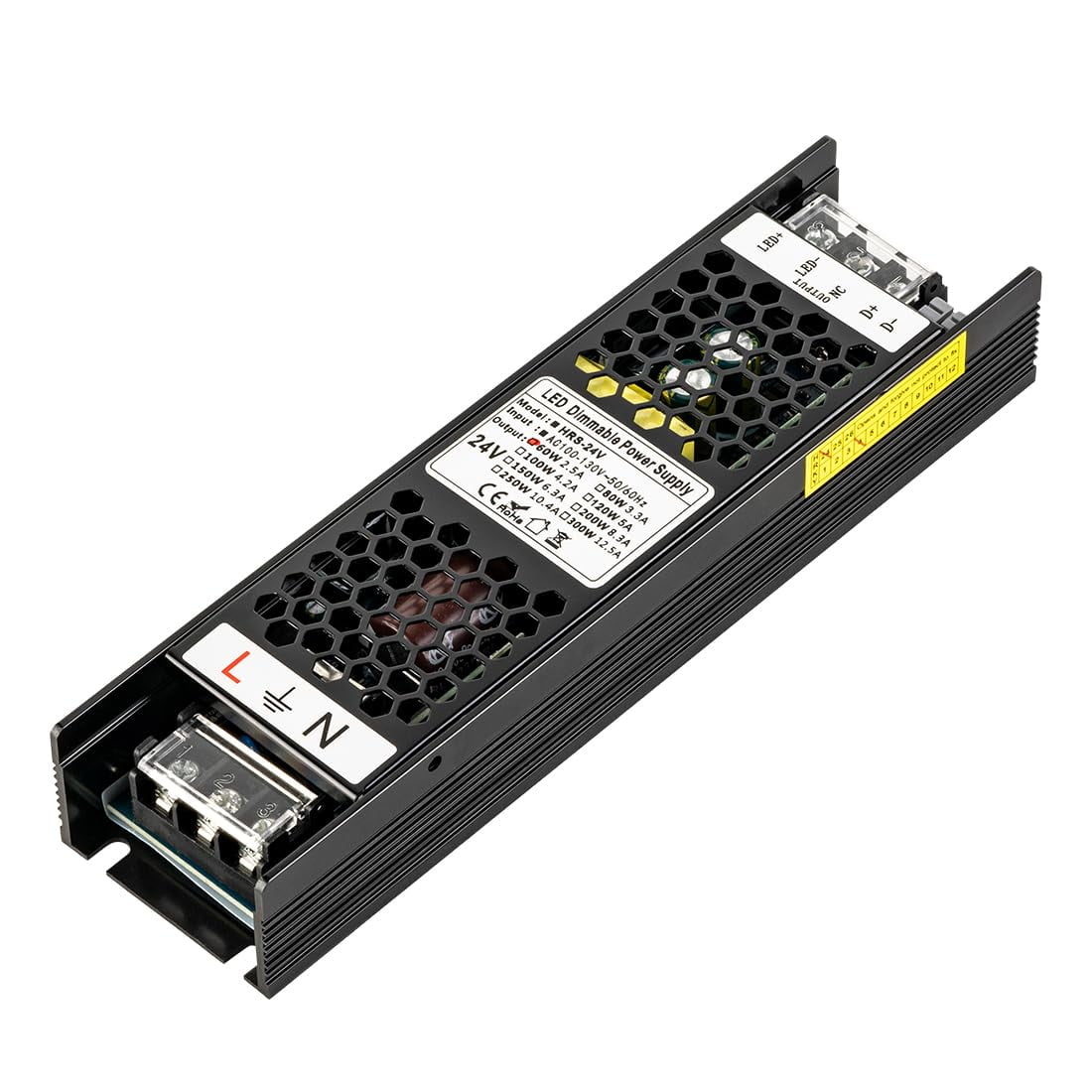 60 Watts DC24V 2.5A Dimmable Triac/0-10V/1-10V Constant Voltage LED ...