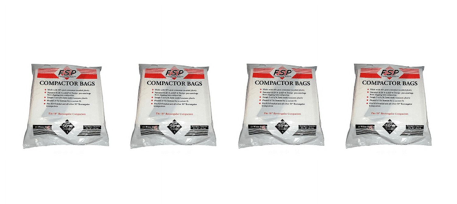 60 Whirlpool Trash Compactor Bags Compatible with Kenmore 18" - Walmart.com