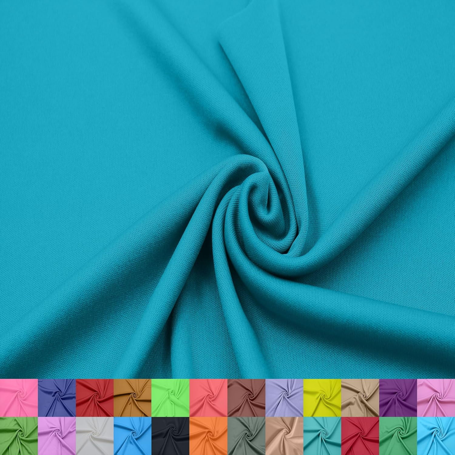 60" Wide 100% Polyester Interlock Lining –2-Way Stretch, Lightweight ...