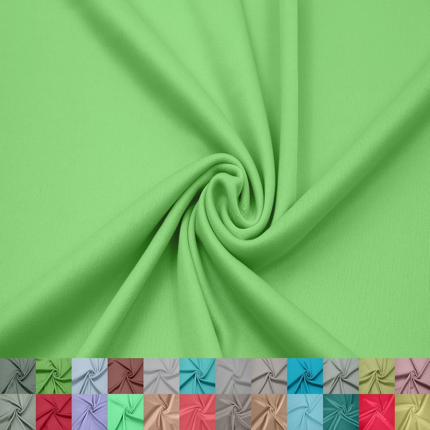 60" Wide 100% Polyester Interlock Lining –2-Way Stretch, Lightweight ...