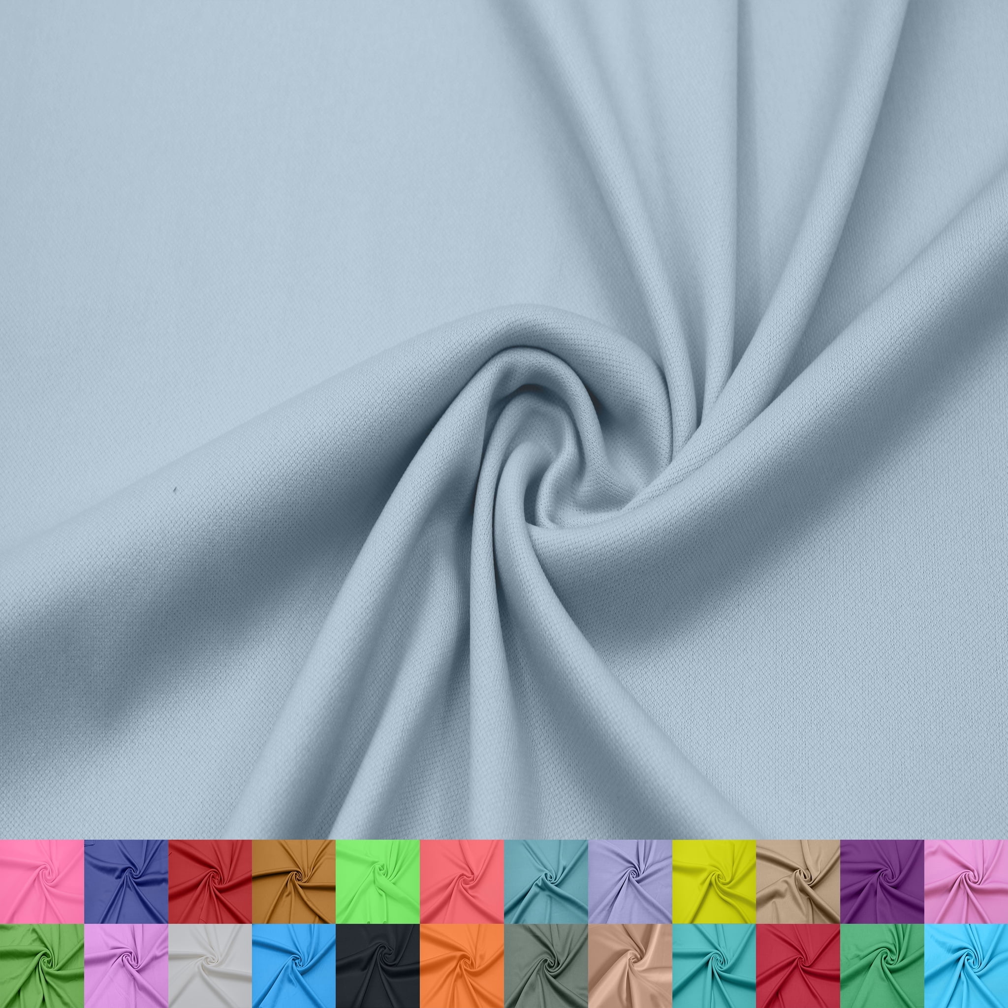60" Wide 100% Polyester Interlock Lining –2-Way Stretch, Lightweight ...