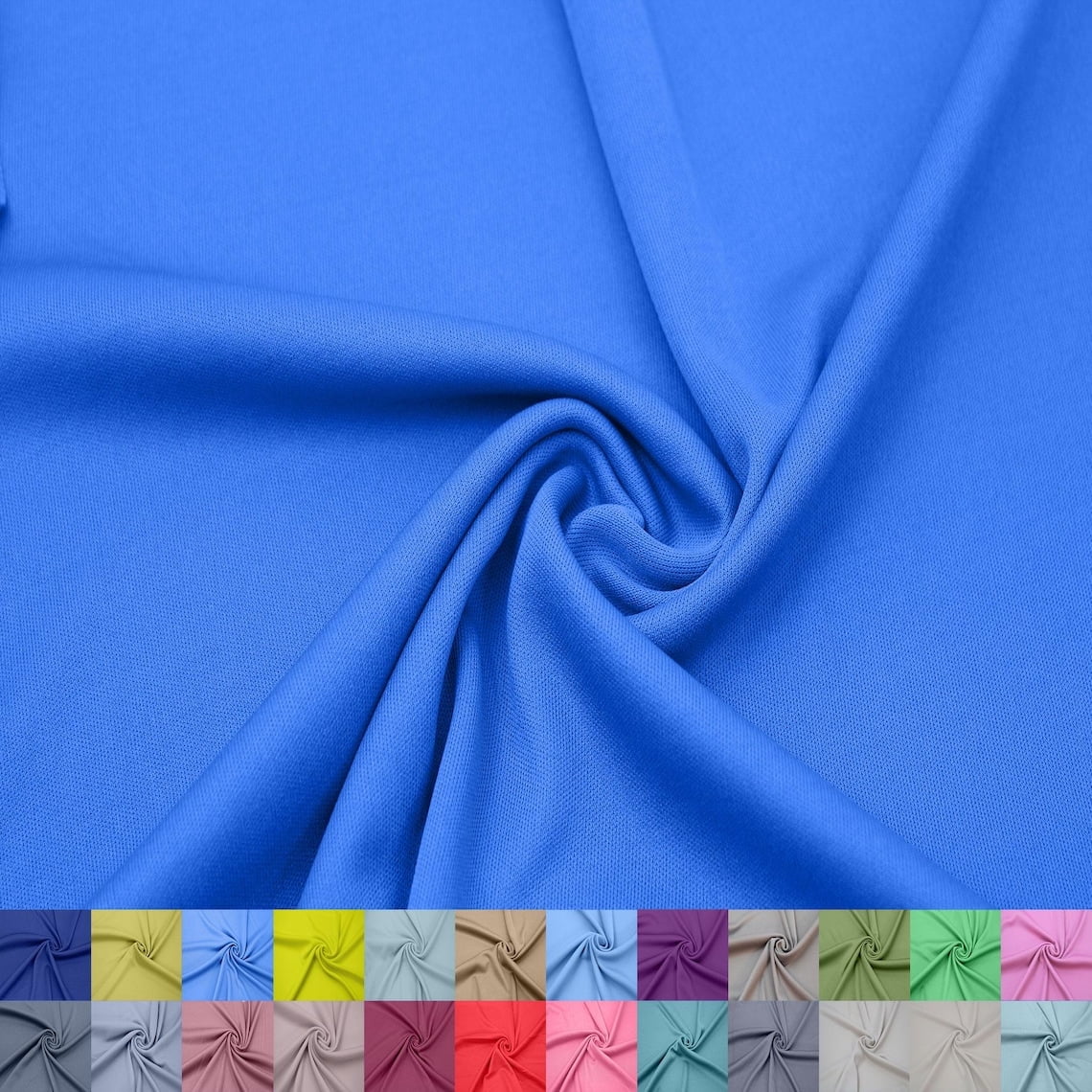 60" Wide 100% Polyester Interlock Lining –2-Way Stretch, Lightweight ...