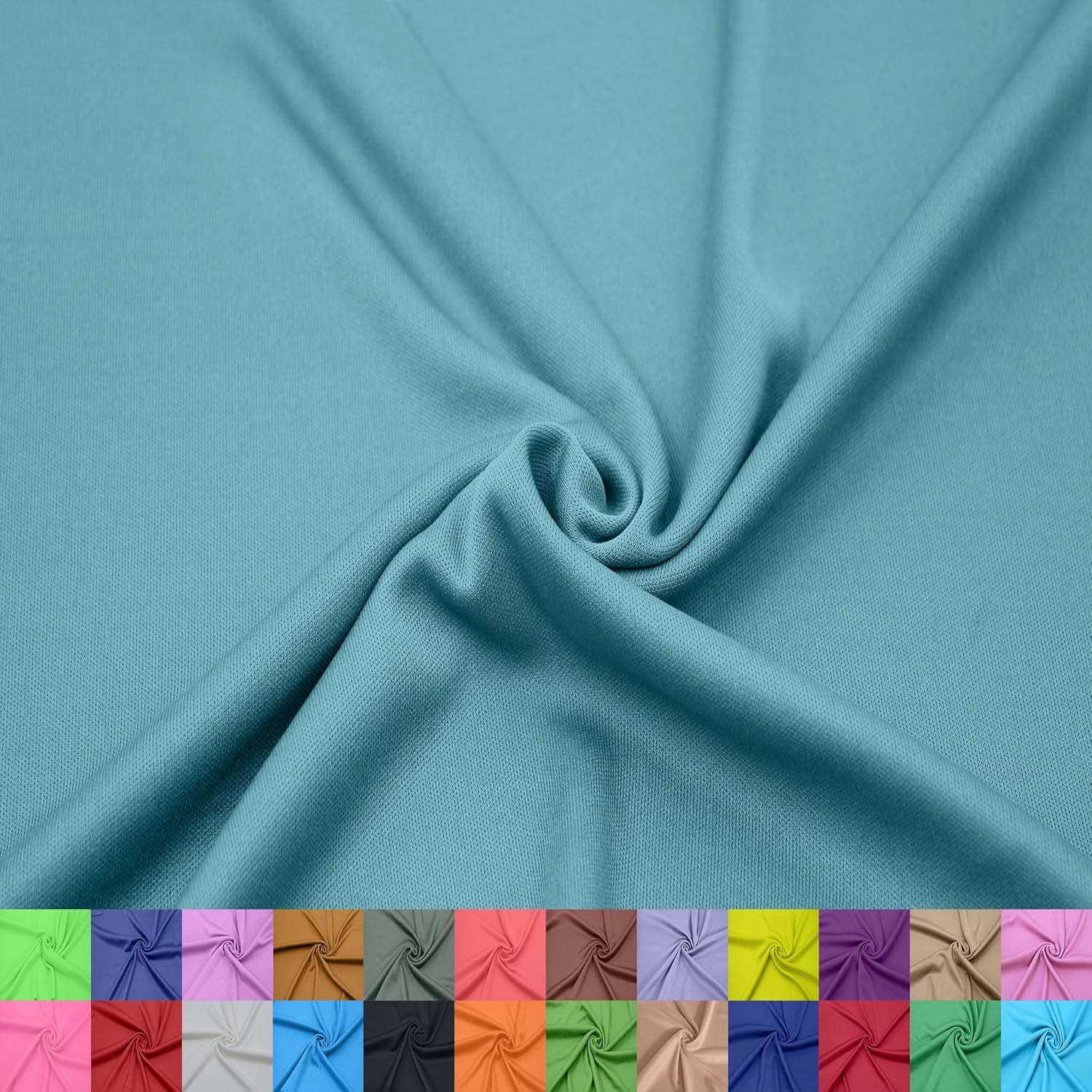 60" Wide 100% Polyester Interlock Lining –2-Way Stretch, Lightweight ...