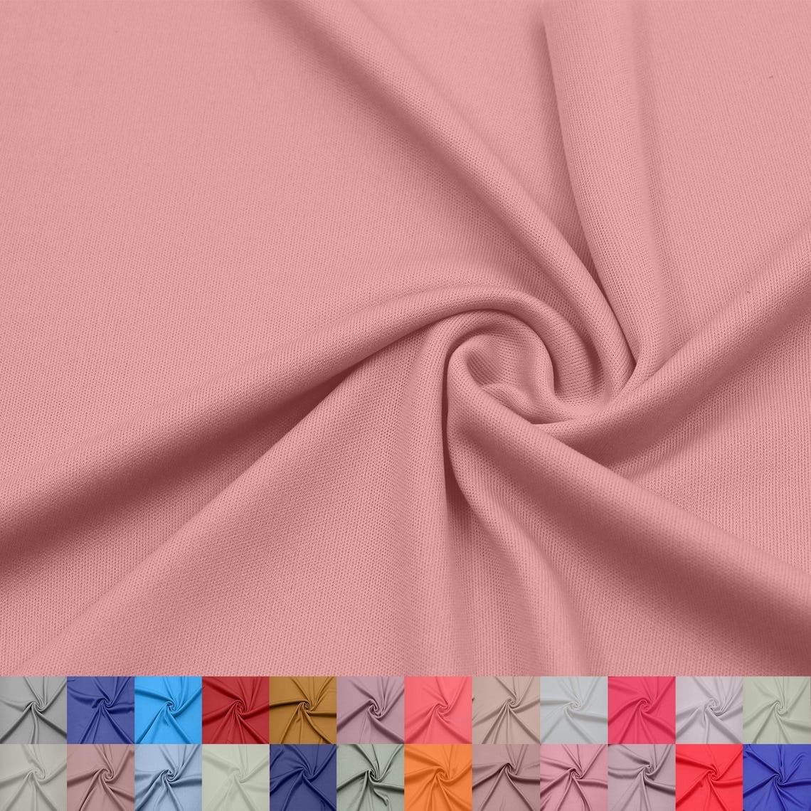 60" Wide Coral #11 Interlock Lining Fabric, 5 Yards - Walmart.com