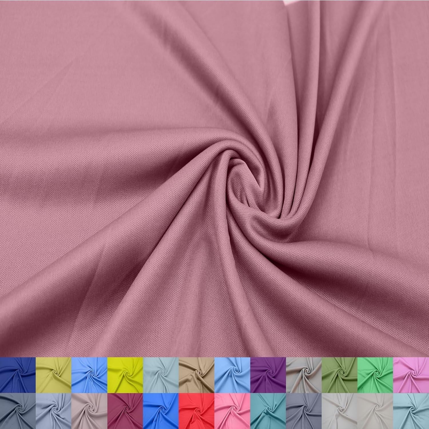 60" Wide Mauve 5 Interlock Lining Fabric by the Yard - Walmart.com