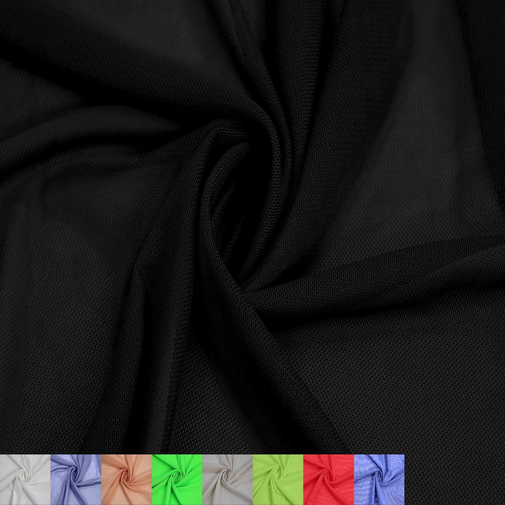 60" Wide Poly Spandex Lace Power Mesh Fabric by the Yard- (100 GSM ...