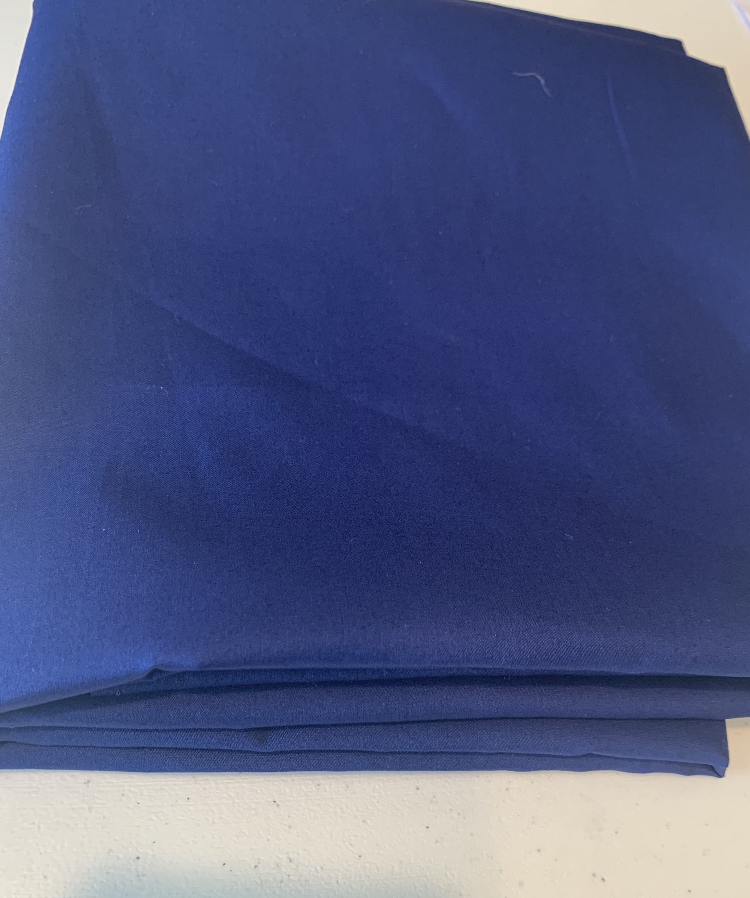 60" Wide Premium 100% Cotton Fabric by The Yard - NAVY BLUE - Walmart.com