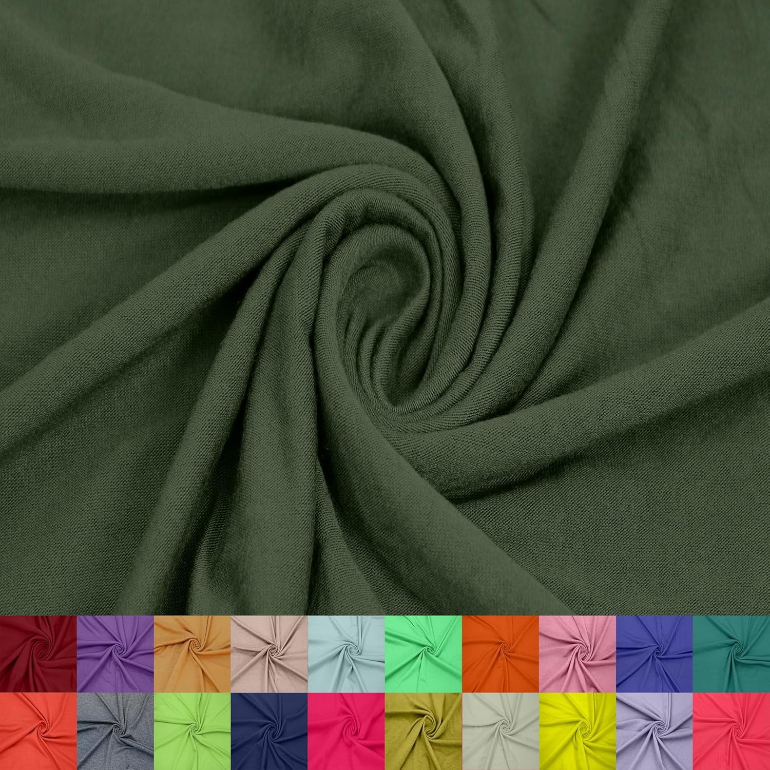 60" Wide Rayon Spandex Jersey Knit Fabric by the Yard - 4-Way Stretch ...