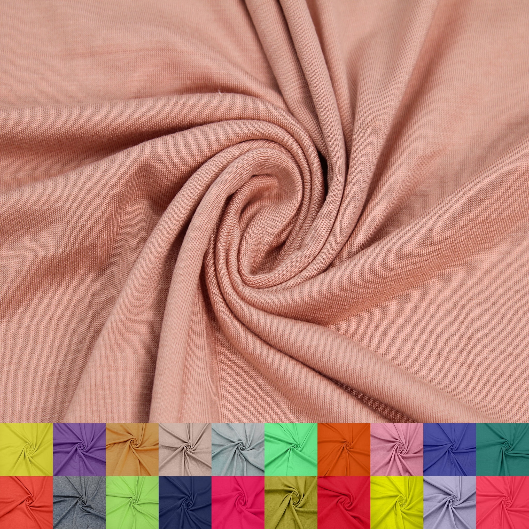 60" Wide Rayon Spandex Jersey Knit Fabric by the Yard - 4-Way Stretch ...
