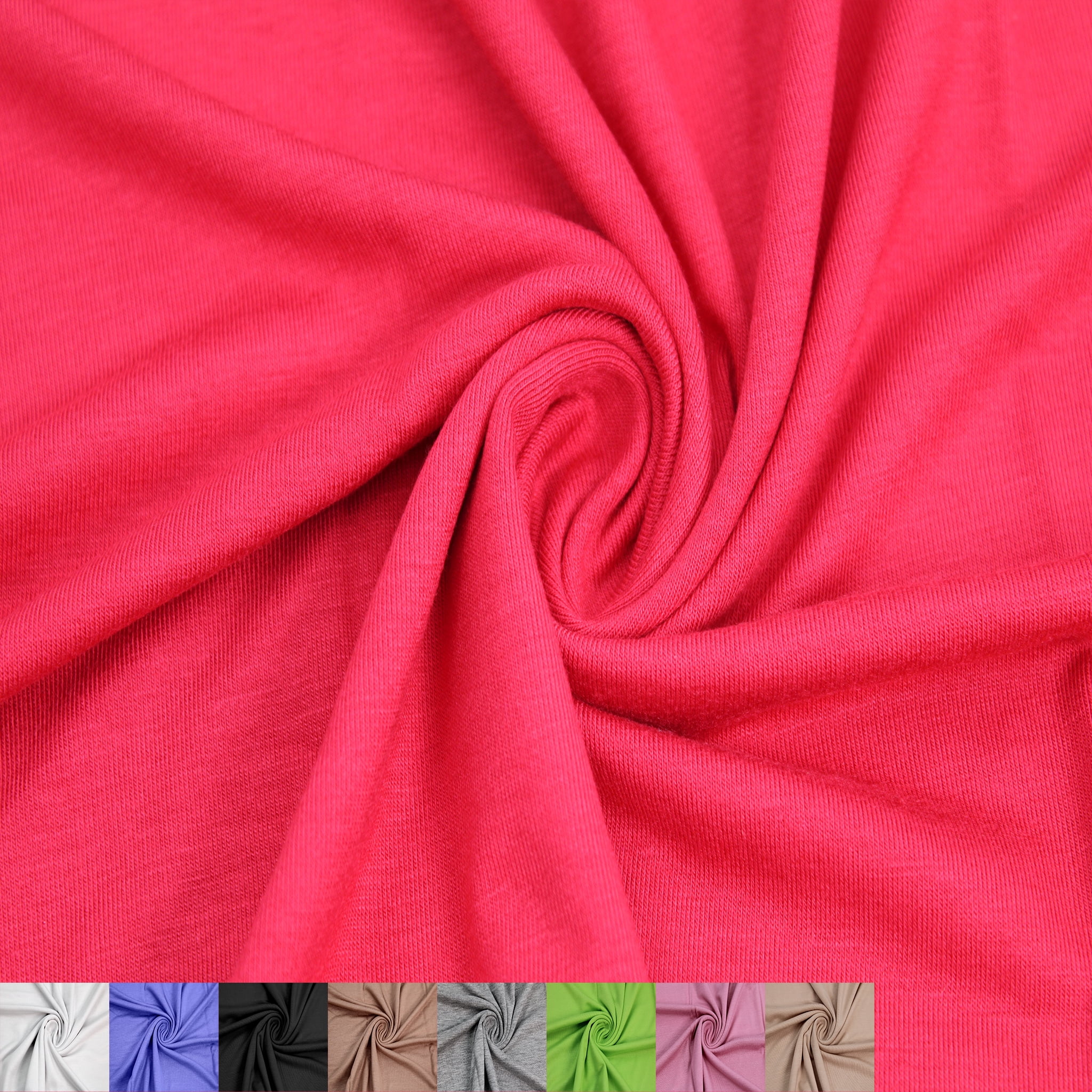 60" Wide Rayon Spandex Jersey Knit Fabric by the Yard - 4-Way Stretch ...