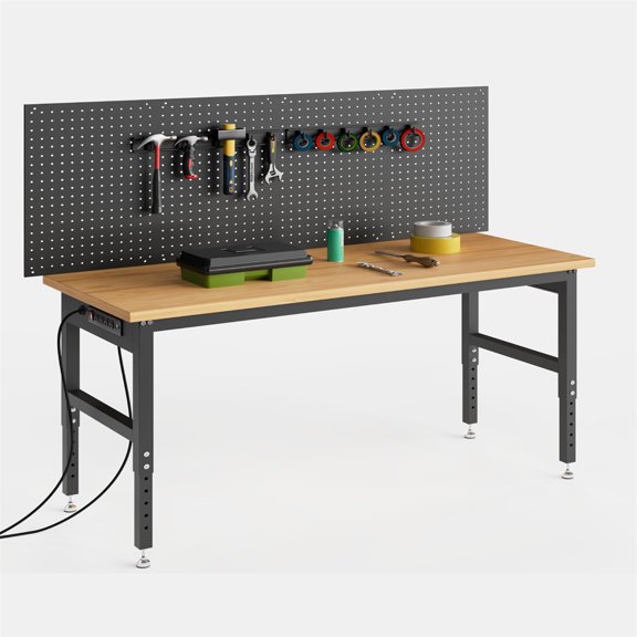 Mcombo Metal Wall Mounted Workbench for Garage Box11 - Walmart.com