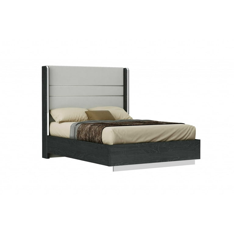 60 X 80 X 60 Gray Stainless Steel Queen Bed