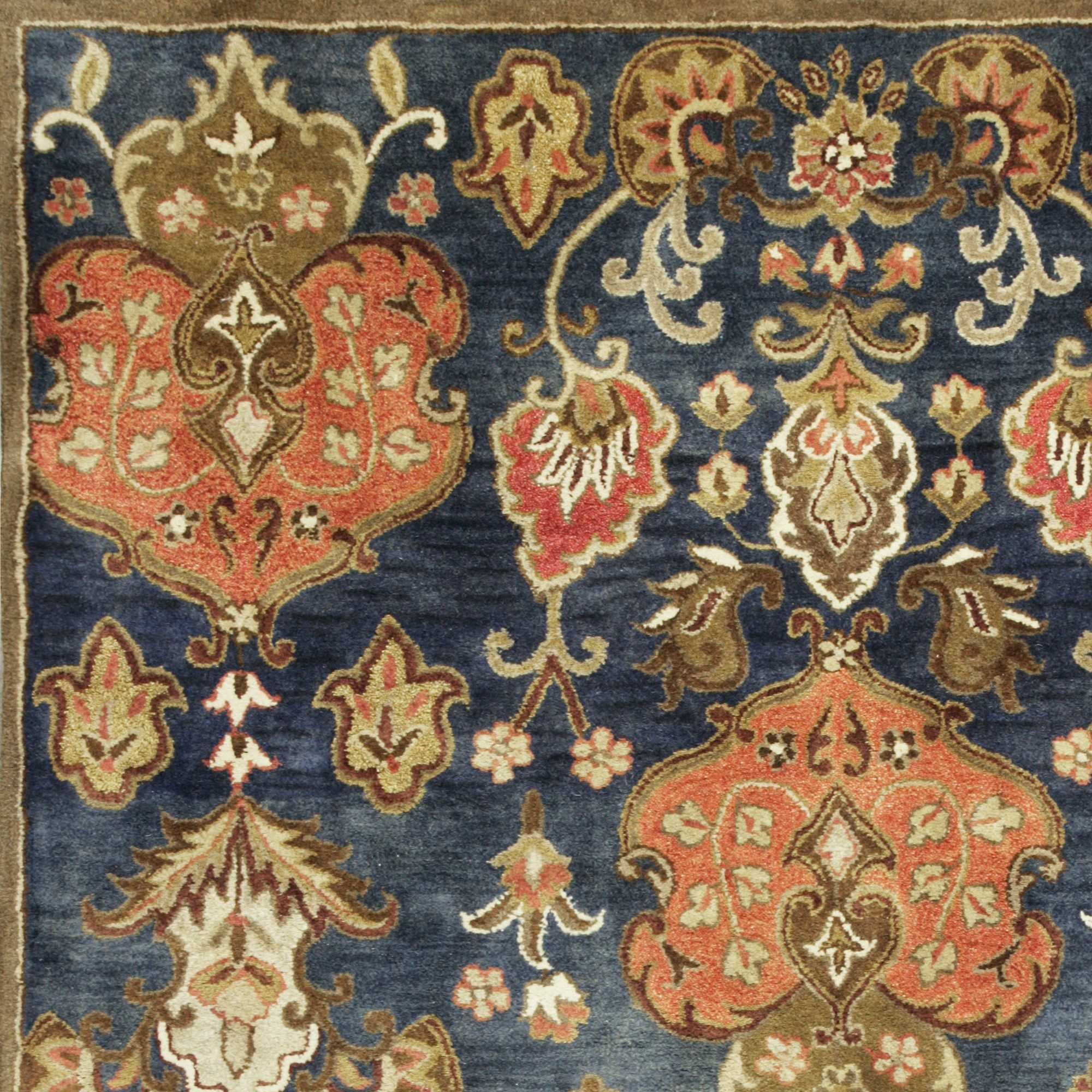 60" X 96" Navy Wool Rug - Walmart.com