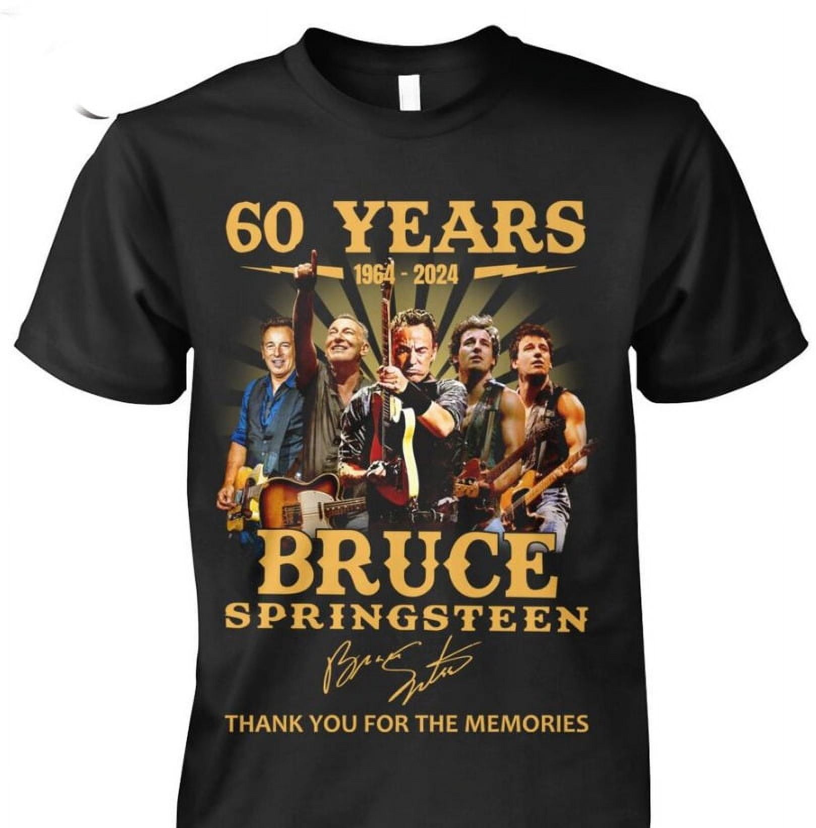 60 Years 1964 – 2024 Bruce Springsteen T-Shirt Thank You For The ...