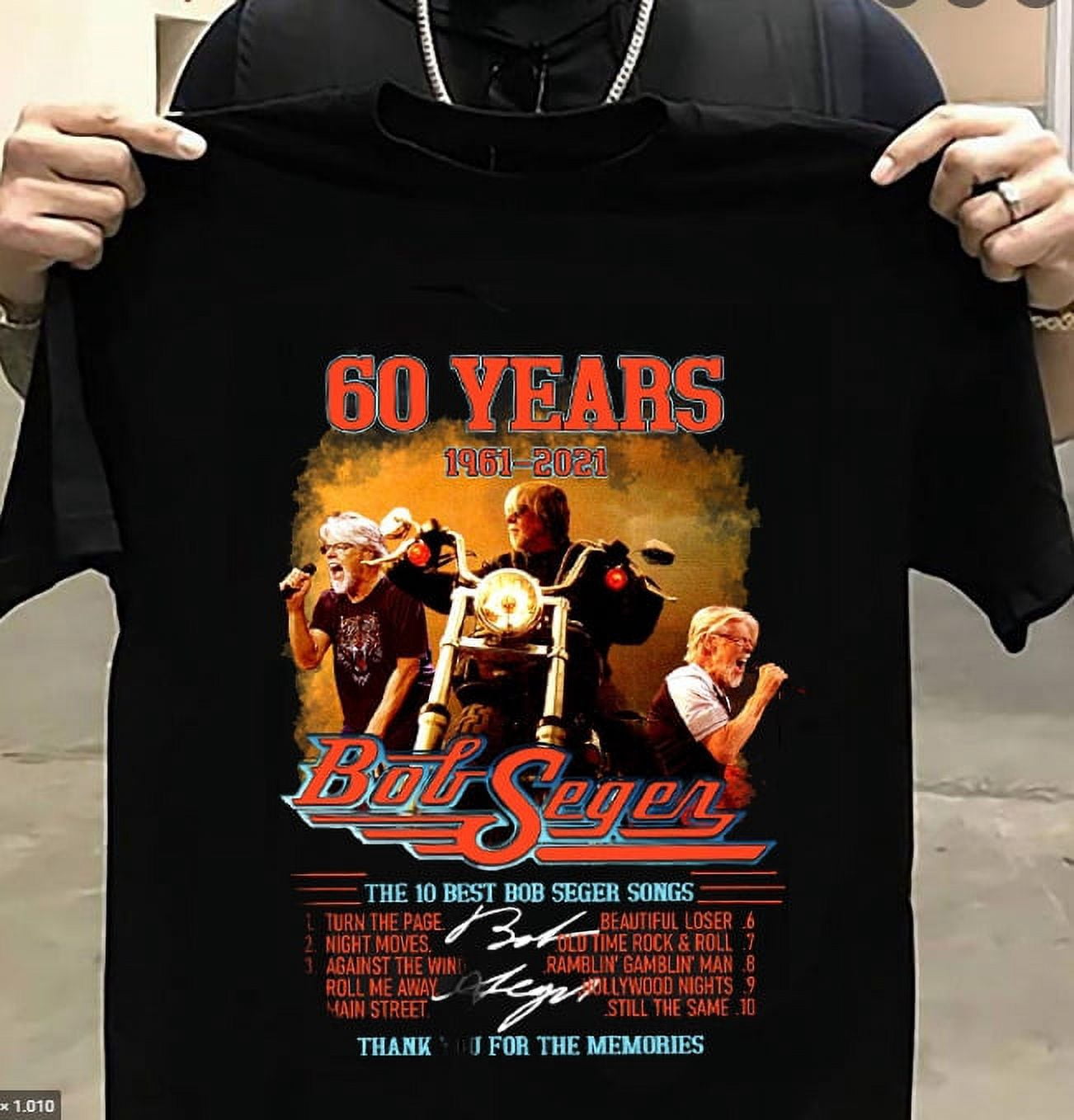 60 Years Bob Seger The 10 Best Bob Seger Songs Thank You Shirt LI336 ...