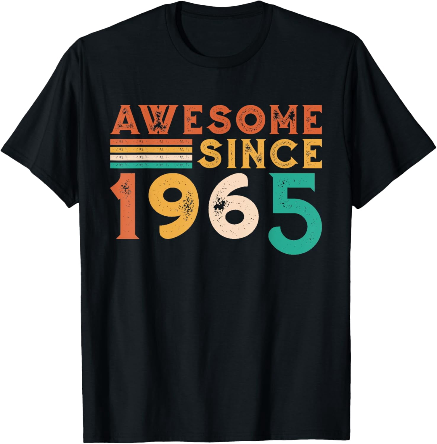 60 Years Old Awesome Since 1965 60th Birthday Gift T-Shirt - Walmart.com