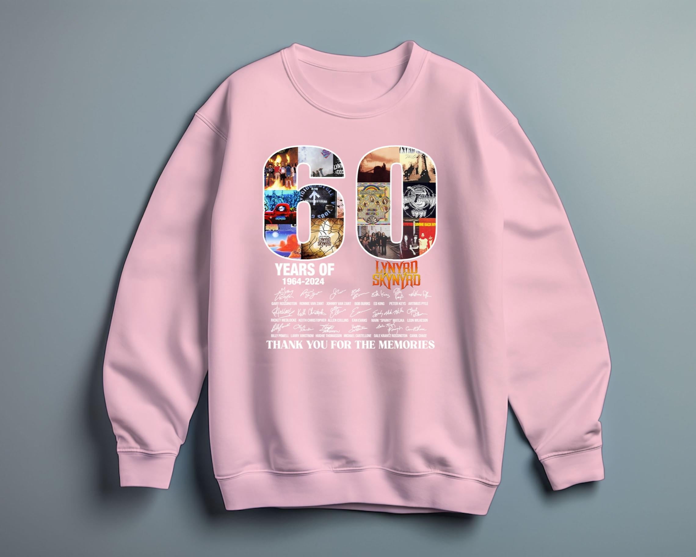 60 Years of Rock Legend Tribute Shirt – 1964 to 2025 Anniversary ...