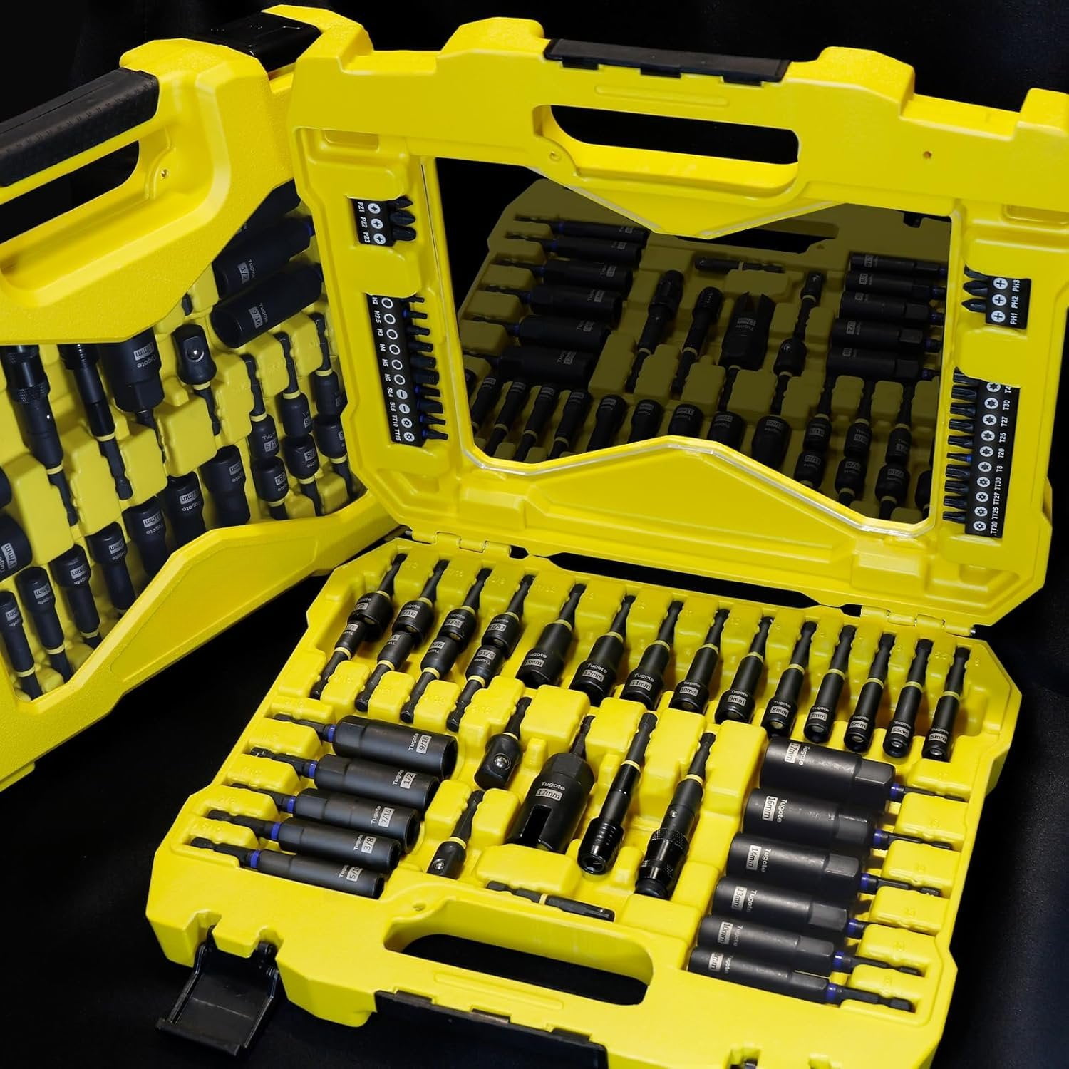 60 count Nut Driver Set for Impact Drills - Deep Nut Drivers, Metric ...