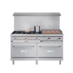 36 In. Commercial Electric Range with 6 Burners and 1 Standard Electric ...