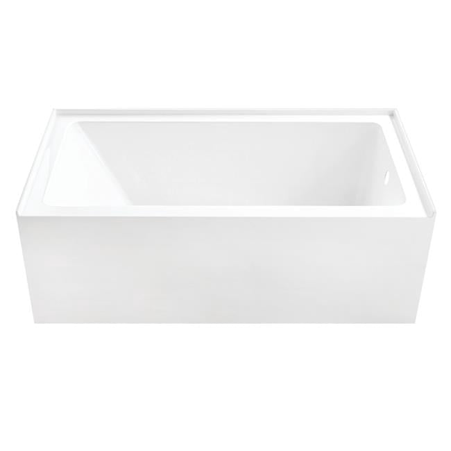 60 in. Aqua Eden Anti-Skid Acrylic Alcove Tub with Right Hand Drain ...