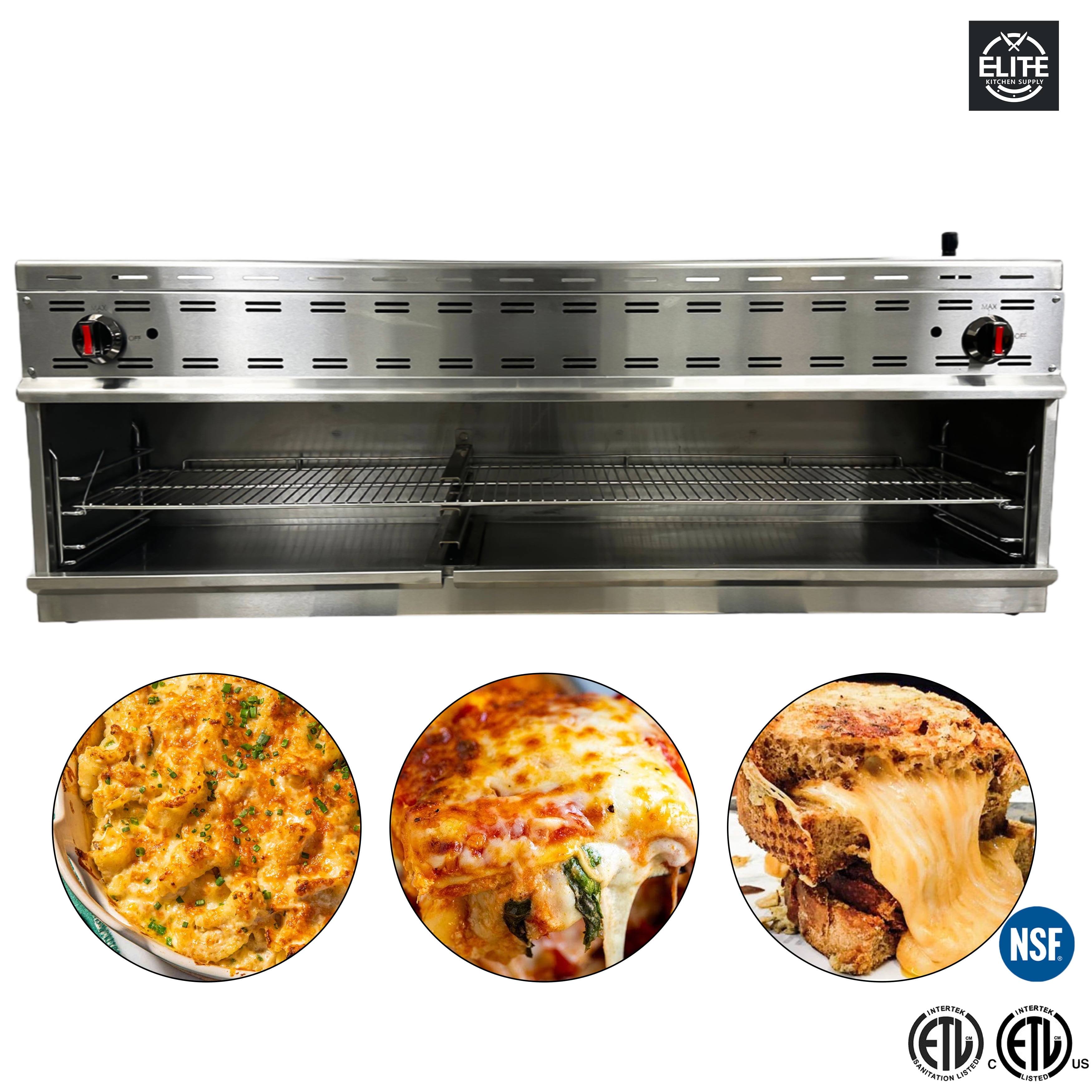 60 in. Commercial Cheese Melter 50,000 BTU Cheeses Melter Boiler ...