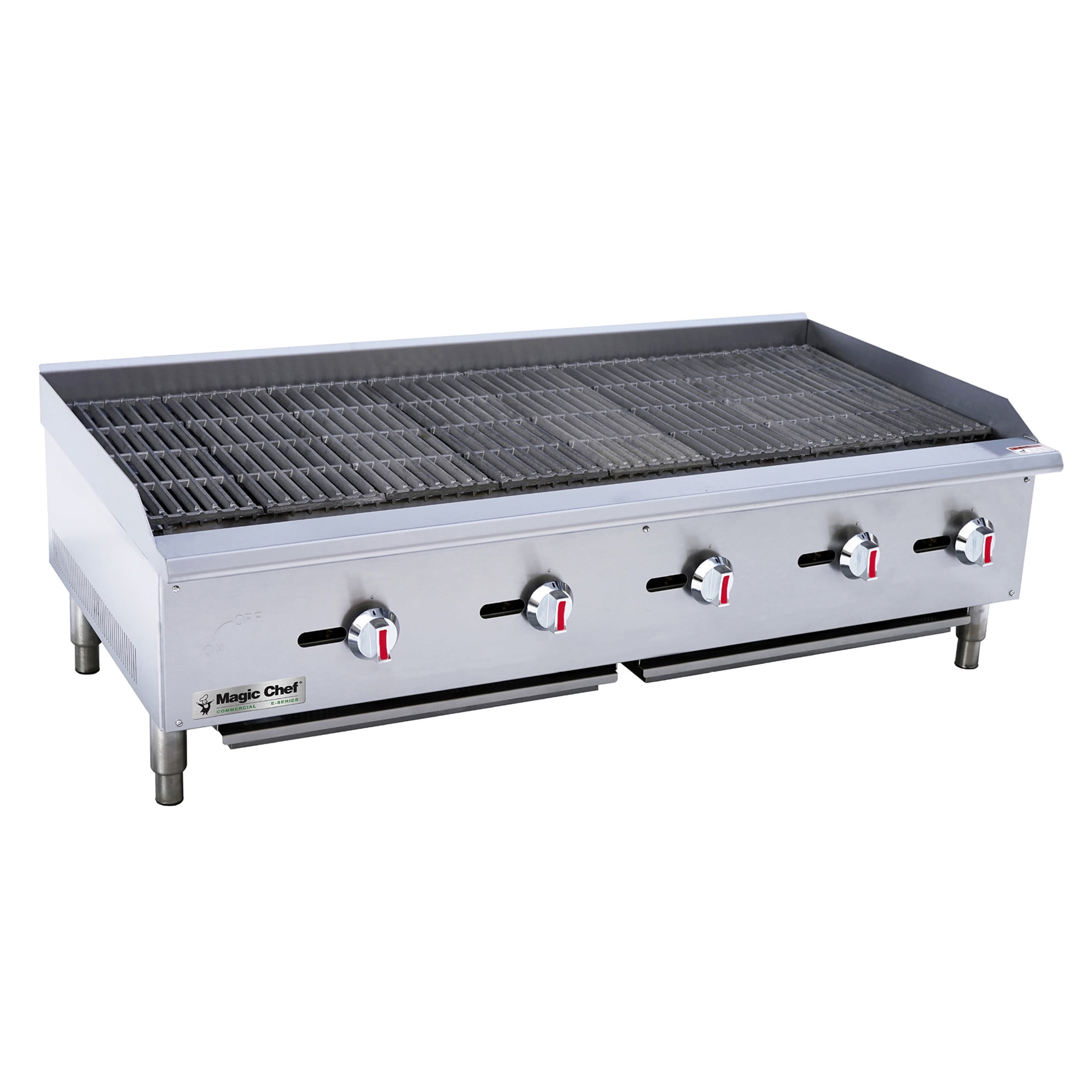 60 in. Commercial Countertop Radiant Charbroiler in Stainless Steel ...