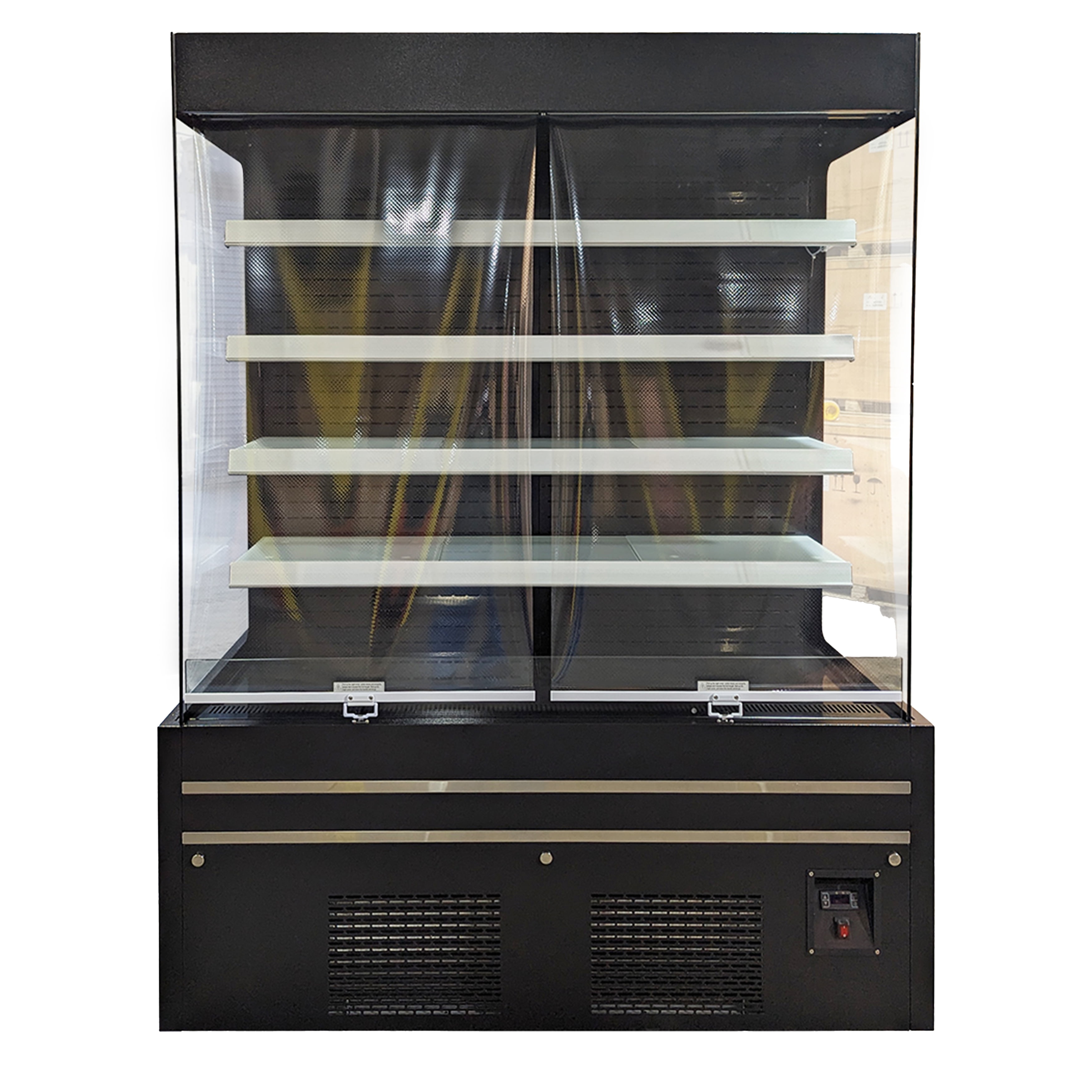 60 in. Commercial Open Air Merchandiser Refrigerator Cooler 34 Cu.Ft ...