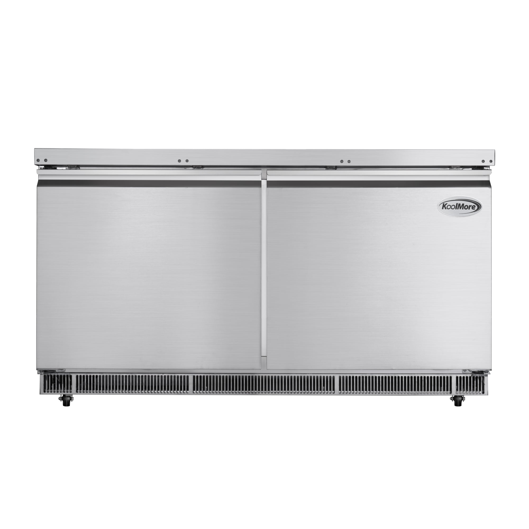 KoolMore 60 in. Commercial Fridge, Prep Station, Stainless-Steel, 12 ...