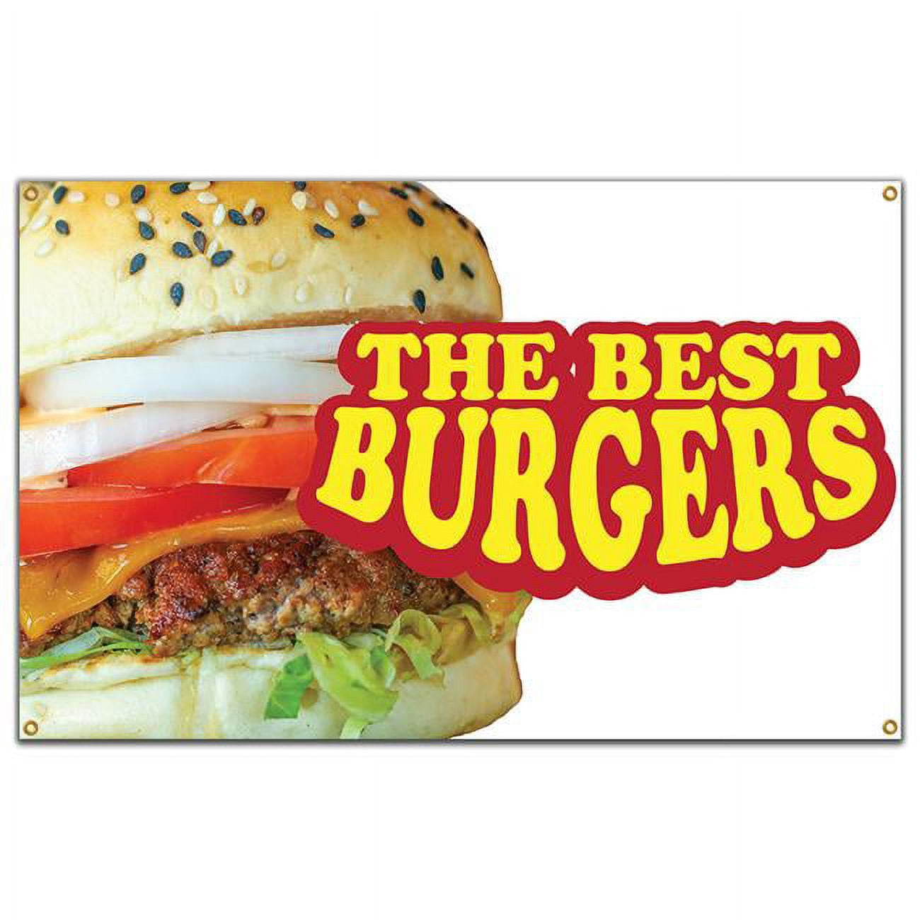 60 in. Concession Stand Food Truck Single Sided Banner - The Best ...