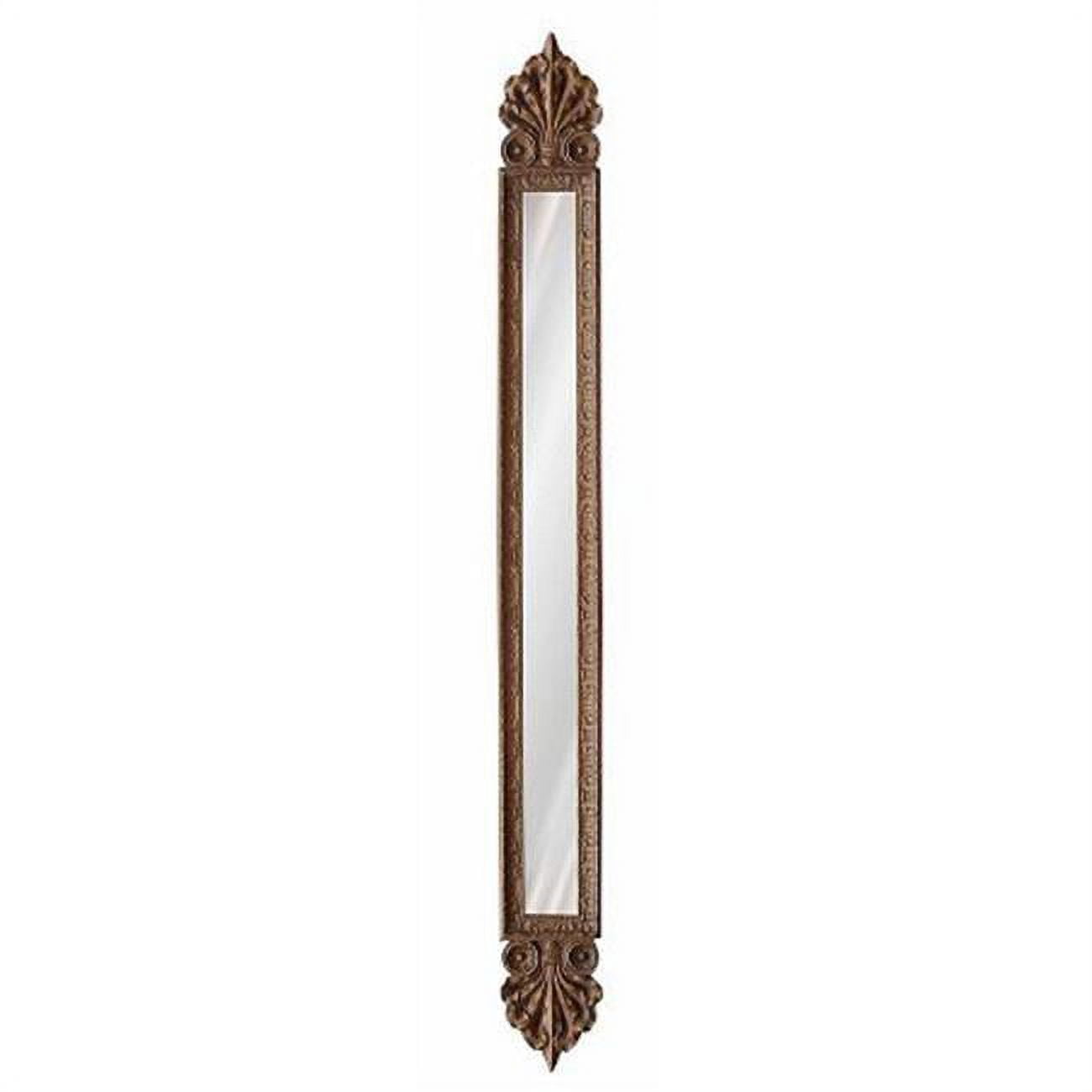 60 in. Double Finial Antique Gold Decorative Mirror - Walmart.com