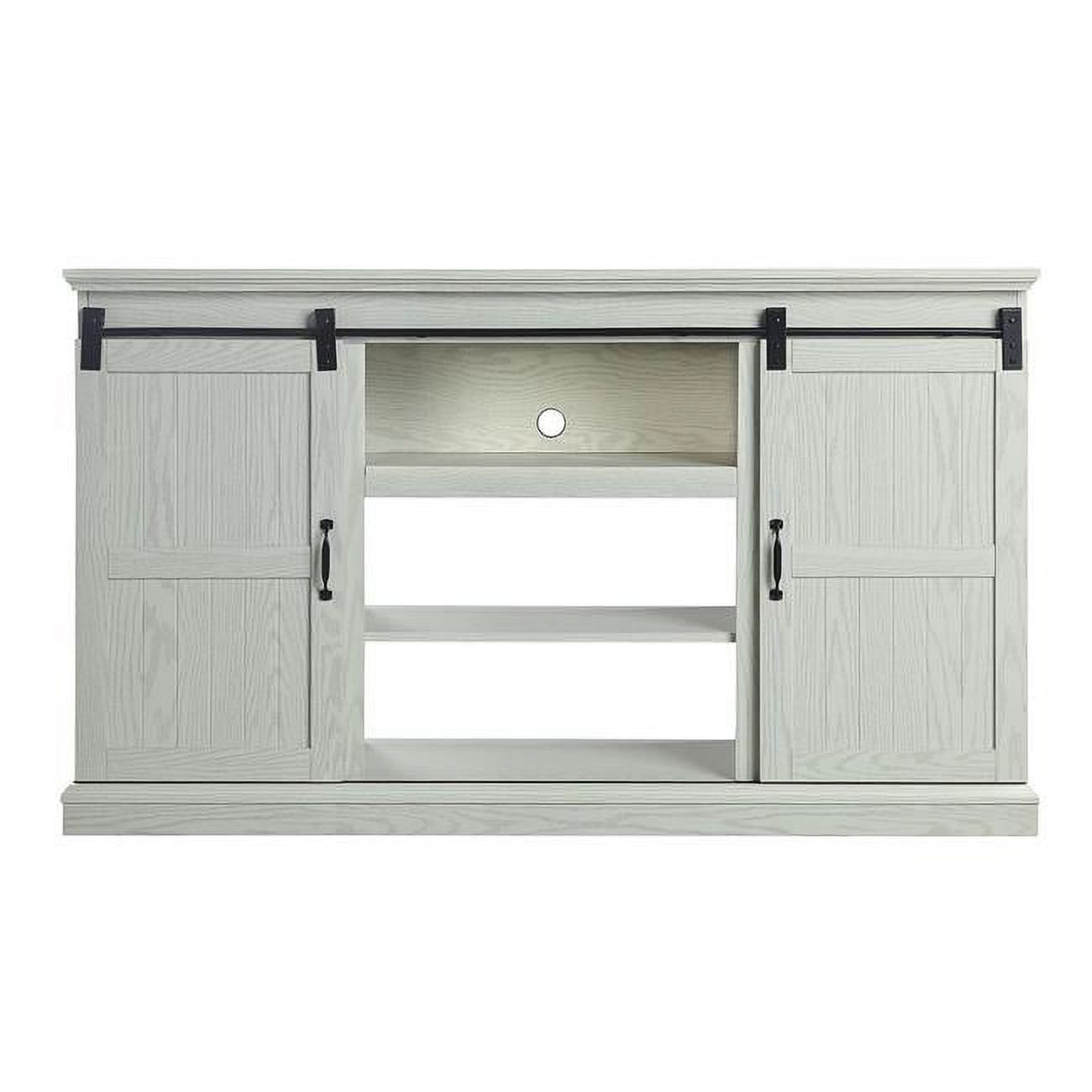 60 in. Myrtle TV Stand with 2 Sliding Doors, Cream Oak - Walmart.com