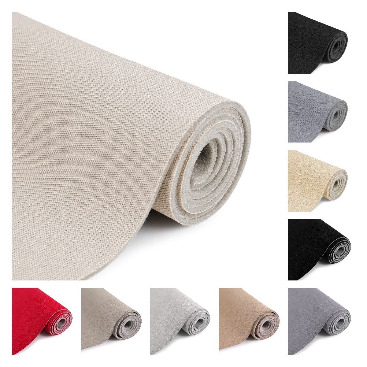 Lovote Automotive Headliner 60" Beige Polyester Fabric Roof Liner ...