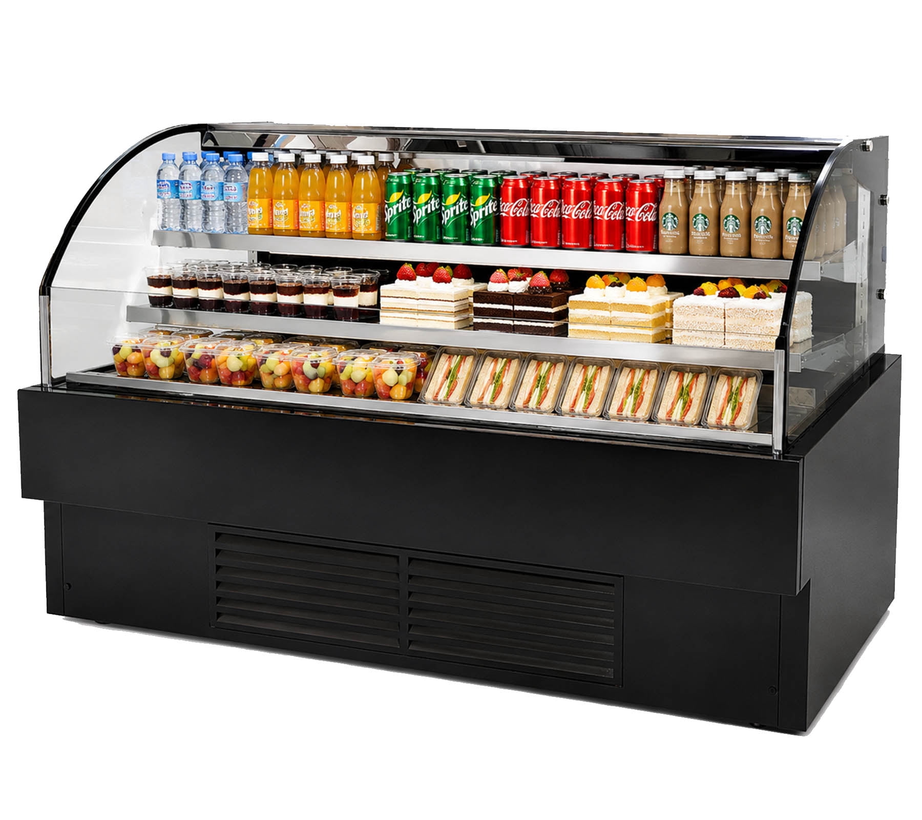 60 in.W 14.3 Cu. ft Commercial Open Display Refrigerated Merchandiser ...
