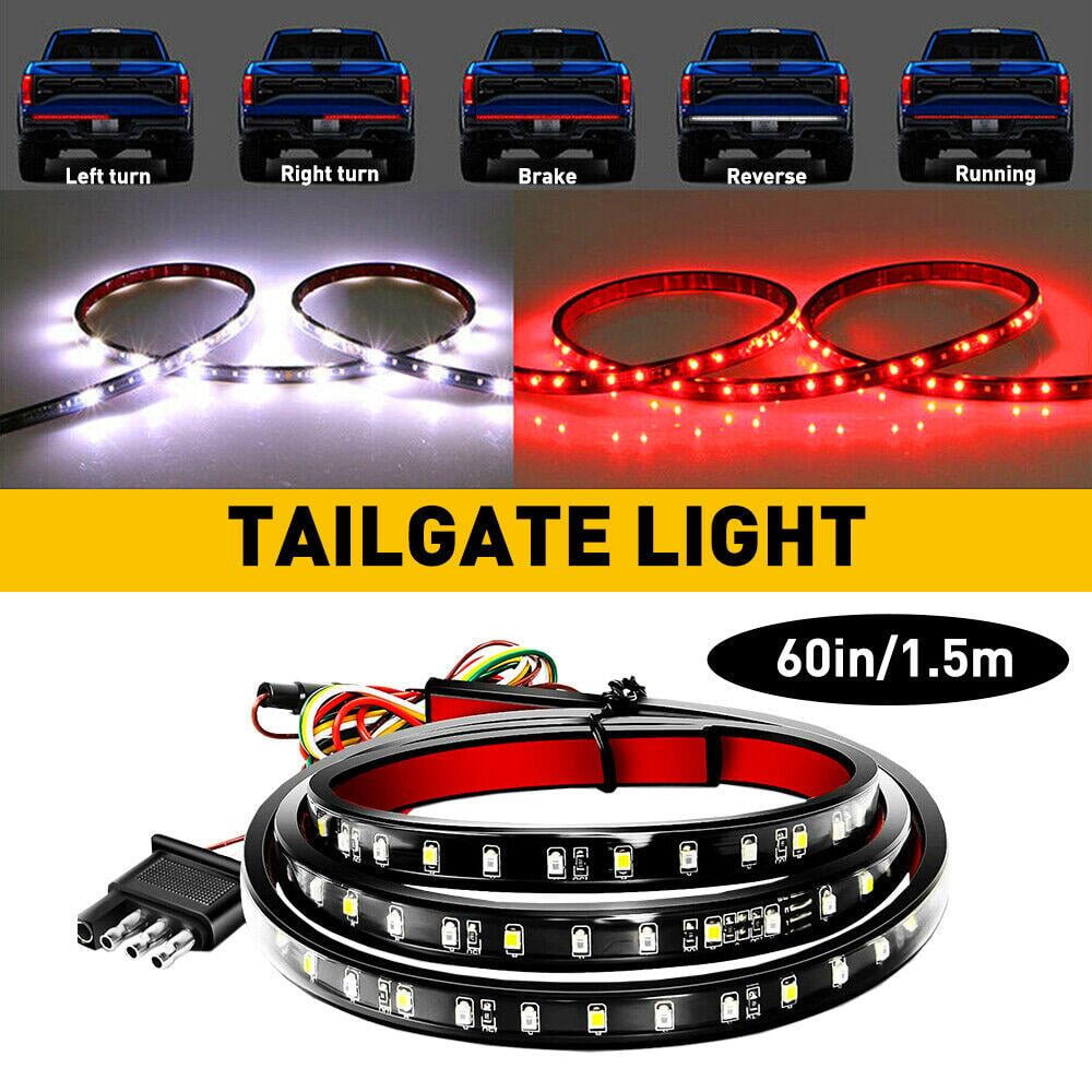 60''inch 90LED Truck Tailgate Lights Strip Stop Turn Signal Running Brake Light Bar fits Truck ...