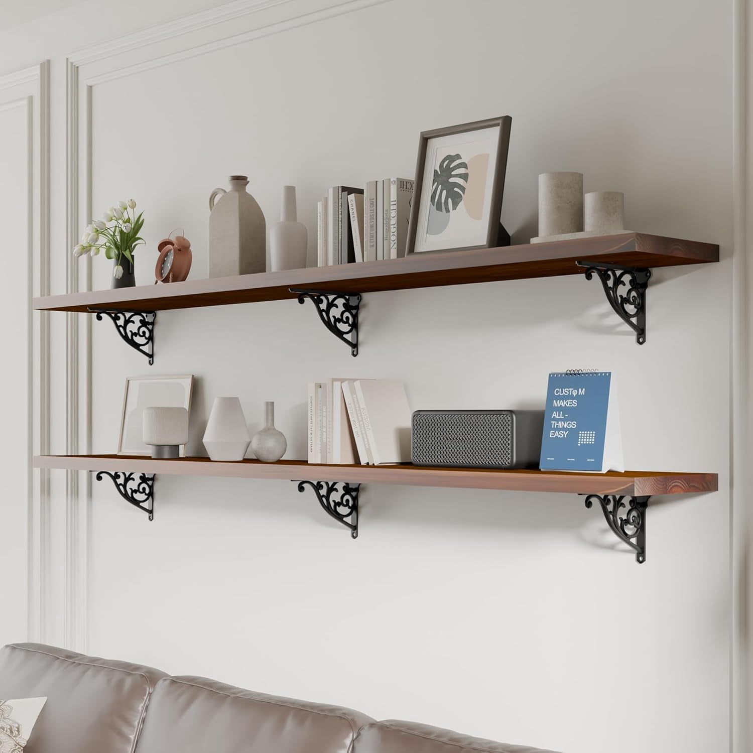 60 Inch Floating Shelves