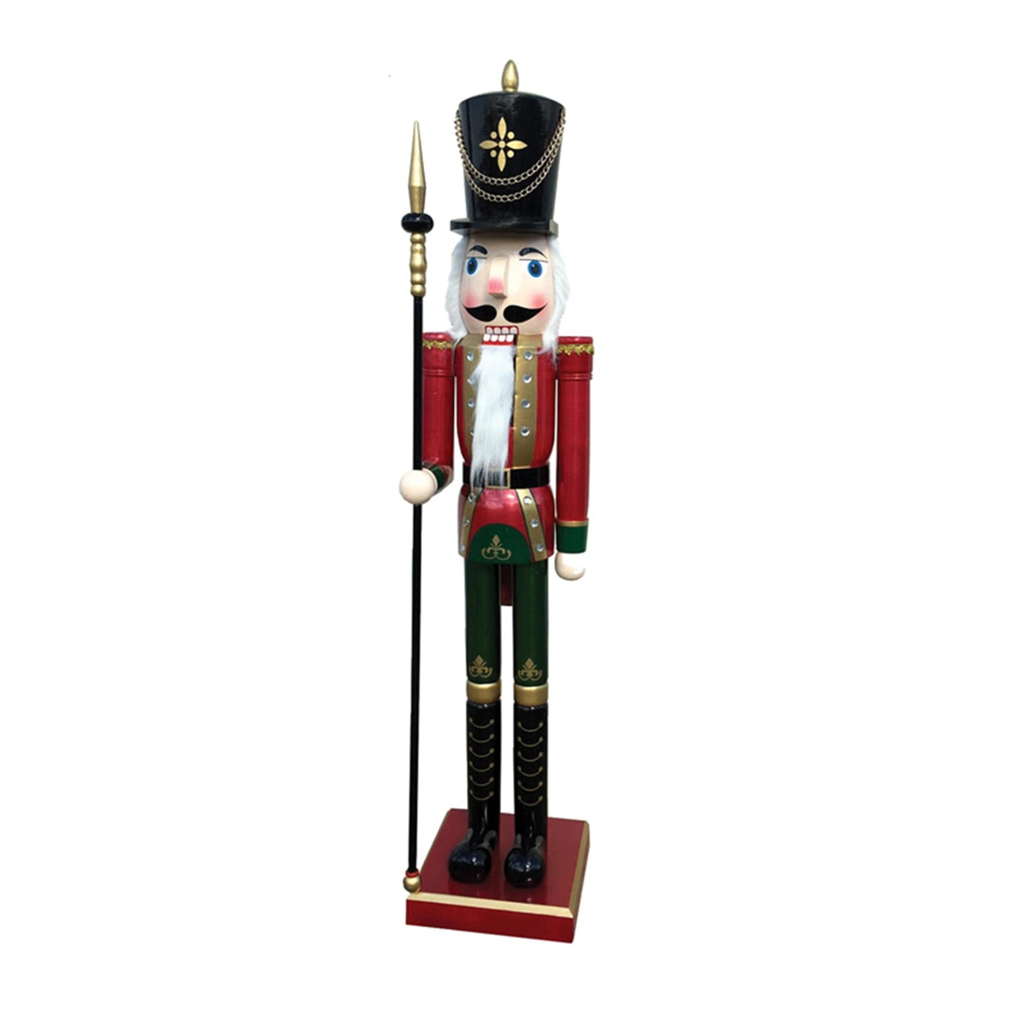 60 inch Red & Green Royal Guard Nutcracker - Walmart.com