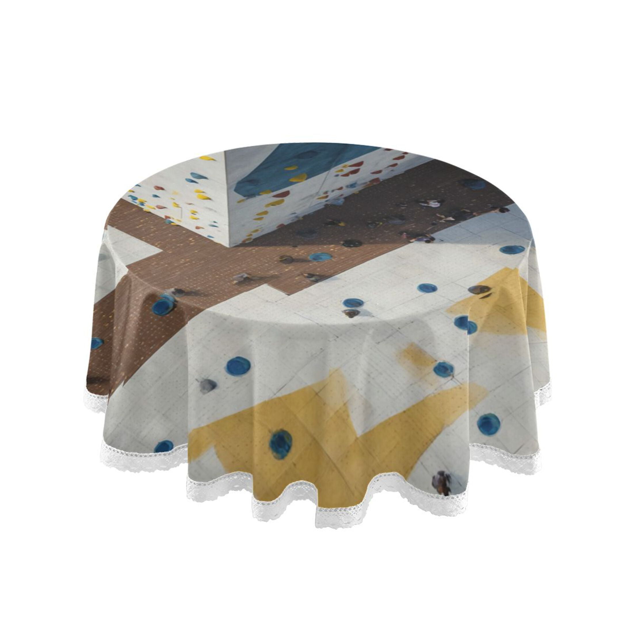 60 inch Round Tablecloth Washable Polyester Table Cloth Excellent ...