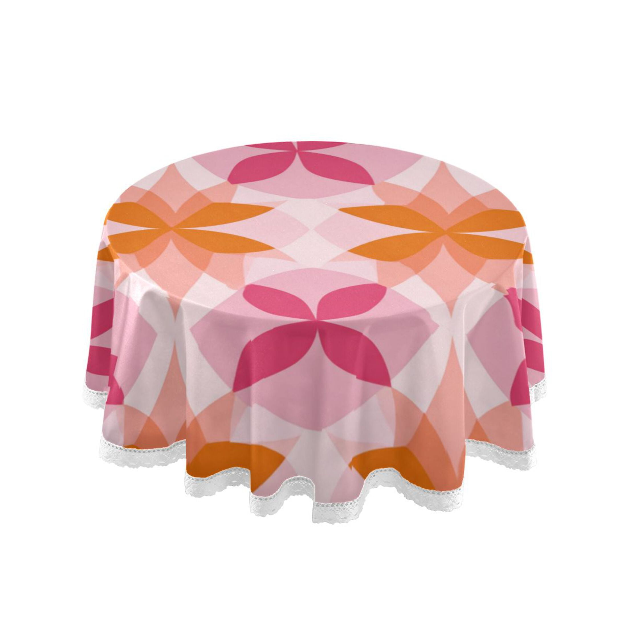 60 inch Round Tablecloth Washable Polyester Table Cloth Excellent ...