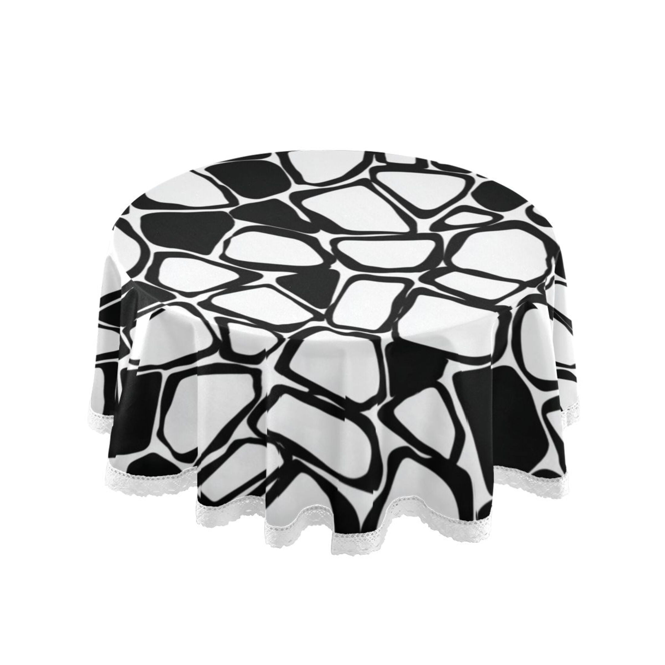 60 inch Round Tablecloth Washable Polyester Table Cloth Excellent ...