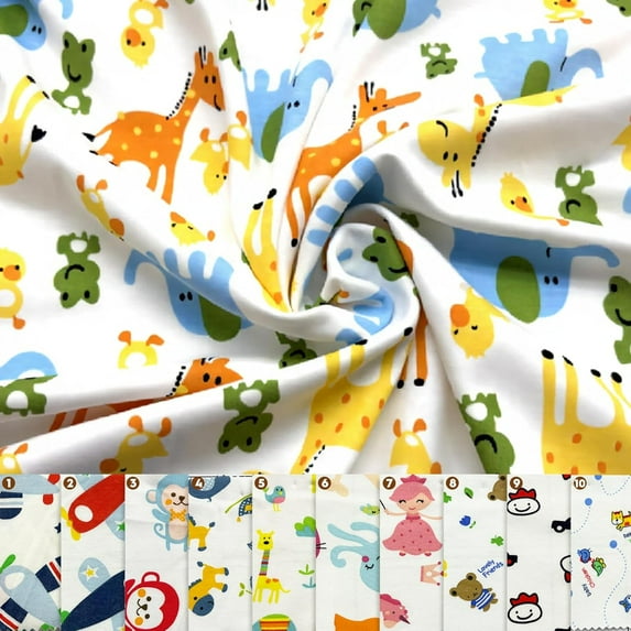 60-inch Wide Printed Cotton Jersey Fabric, DIY Craft Material, Quilting ...