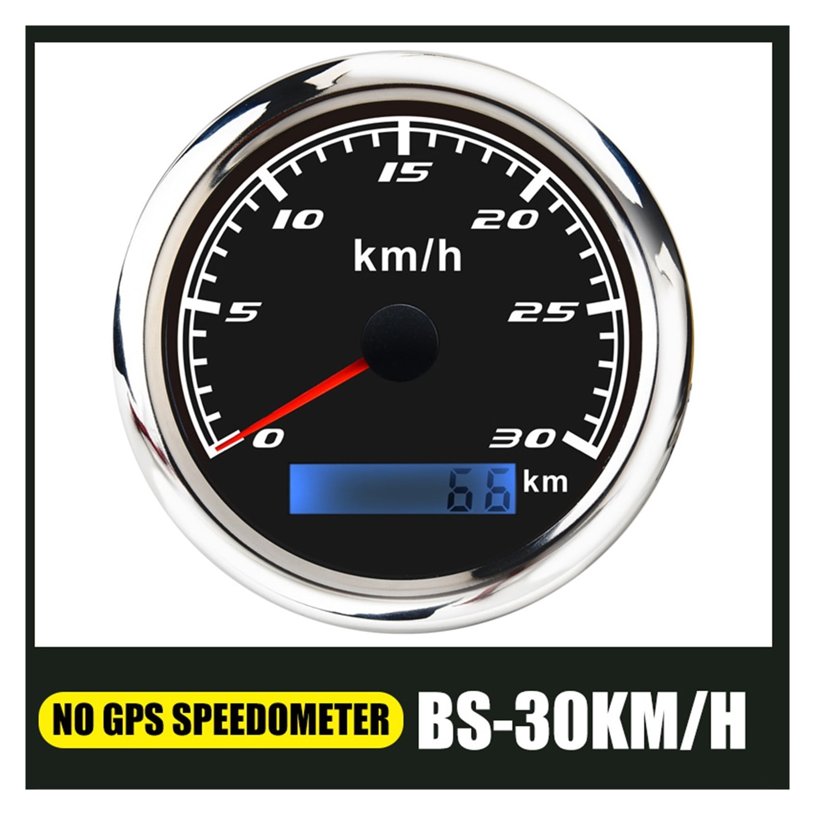 60 km/h GPS Speedometer Odometer 85mm Speed Gauge 120km/h 200km/h With ...